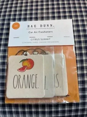 Rae Dunn | Other | Rae Dunn Car Air Fresheners 3pcs | Poshmark